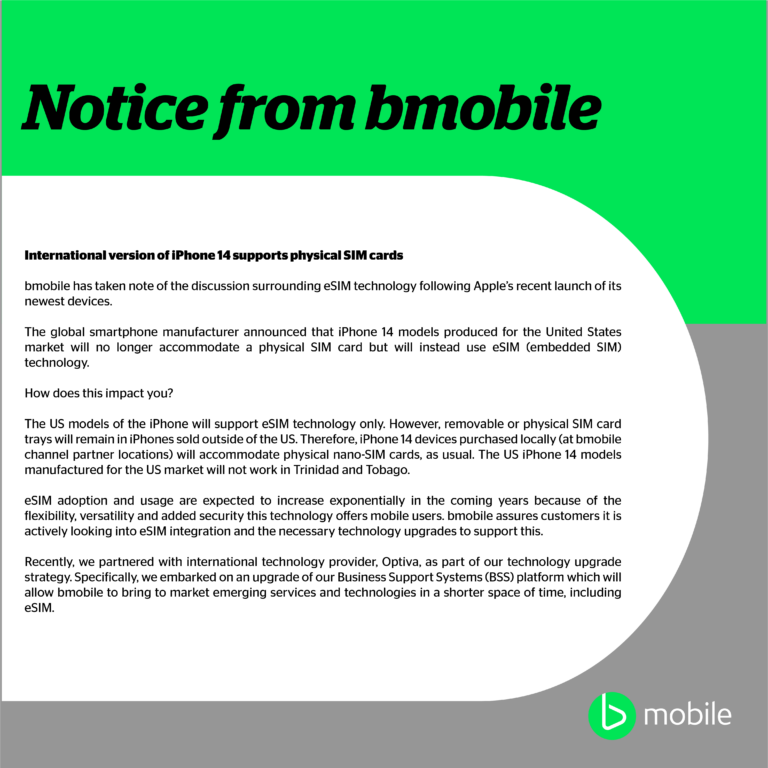 Internet - Bmobile